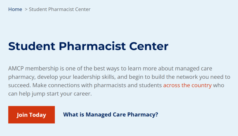 AMCP Resources I Recommend for Student Pharmacists Interested In ...